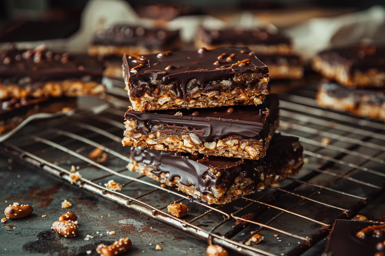 Caramel Pretzel Crack Bars – Easy Sweet & Salty Snack ️